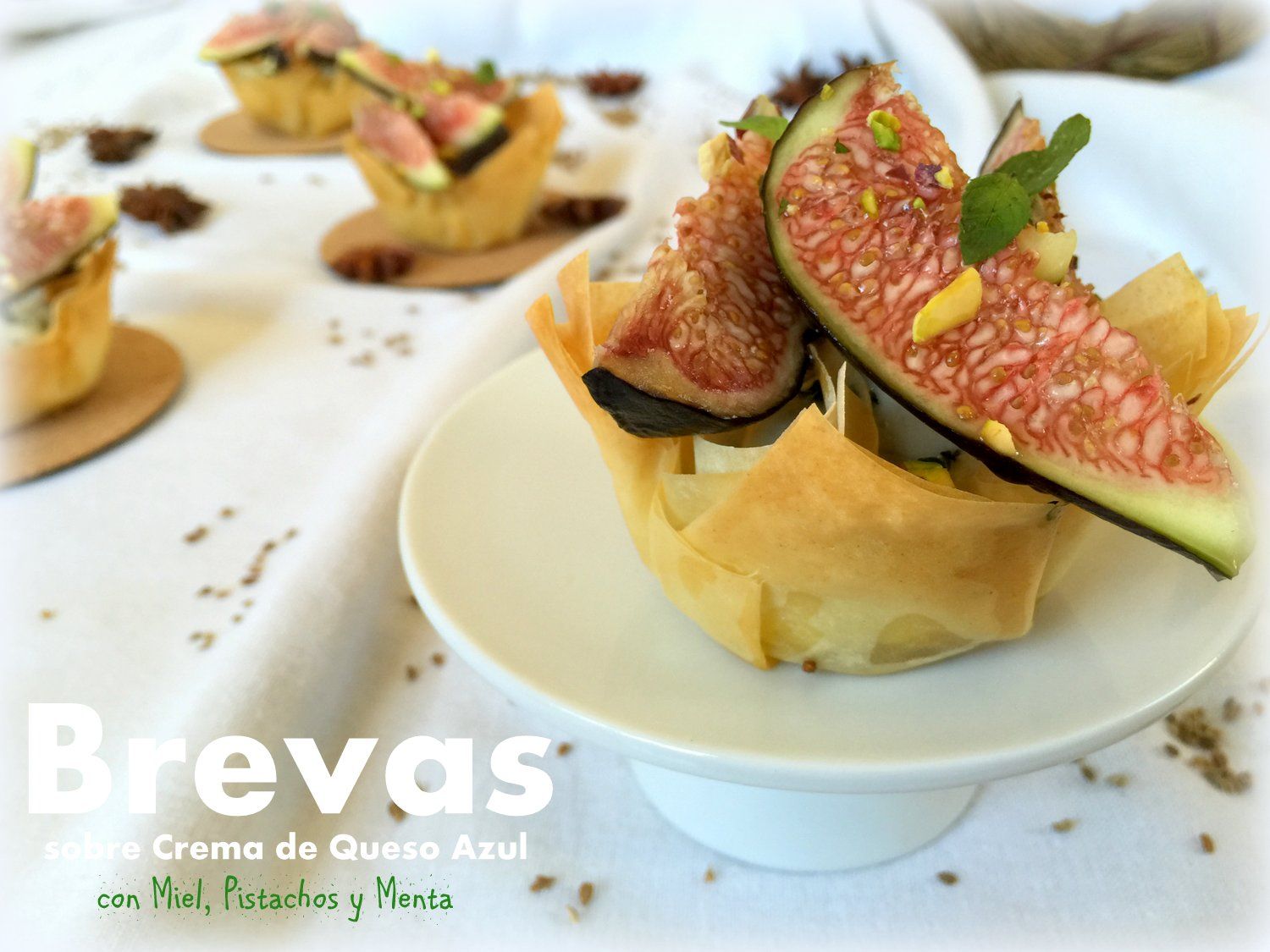 Brevas sobre Crema de Queso Azul - Ya sé lo que quiero